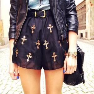 Chiffon Cross Shorts on Luulla